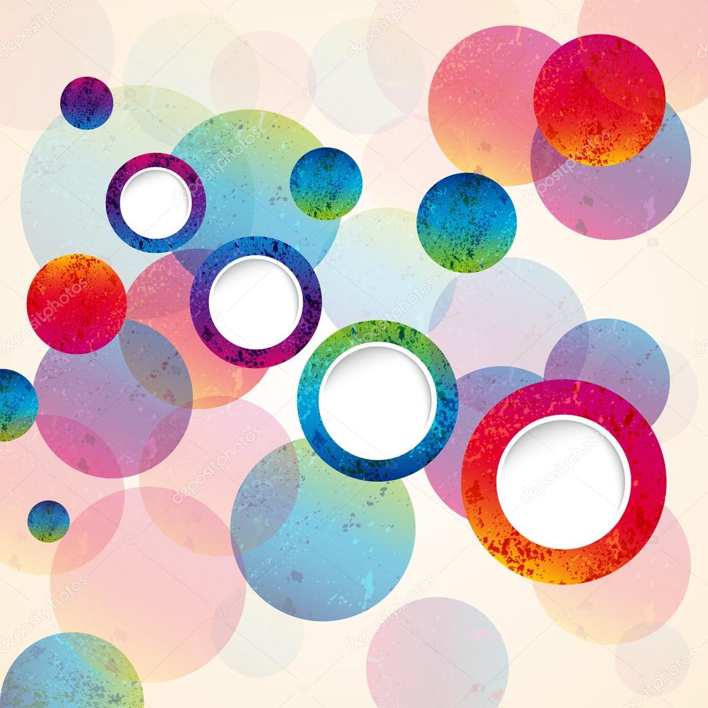 Diseño abstracto círculos fondo. vector Vector de stock #37580973 de ...