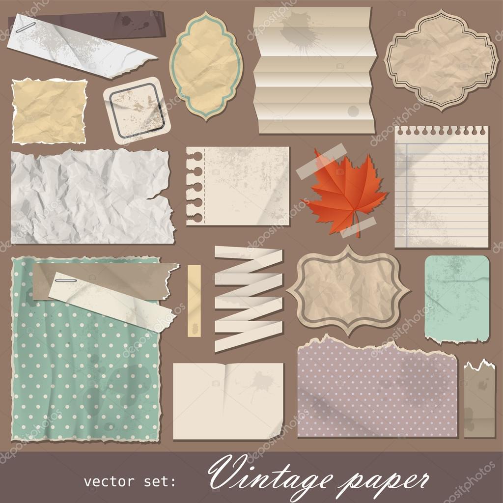 Vintage paper Stock Vector Image by ©nordfox #13737004