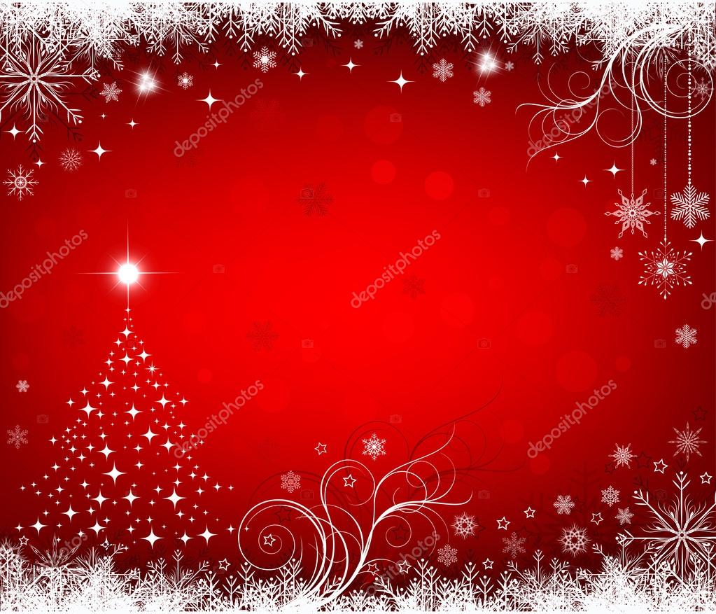Christmas red background Stock Vector Image by ©vanias #33176017