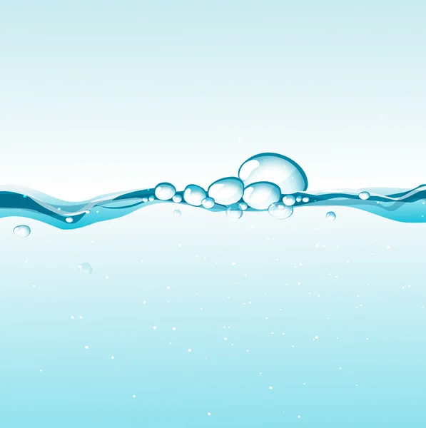 Water background. Illustration of a fresh and clean water Stock Vector ...