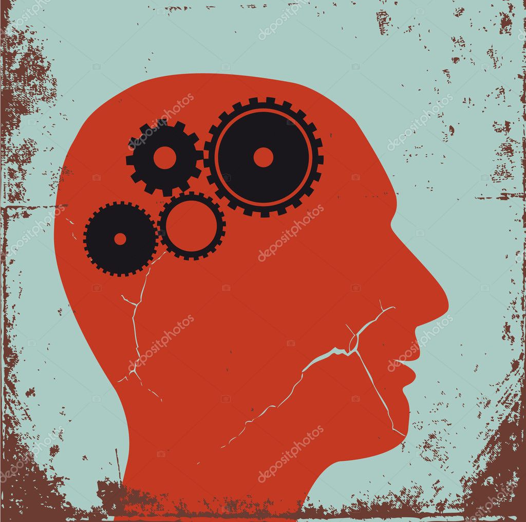 Gear head - vector, symbol Stock Vector Image by ©file404 #13676517