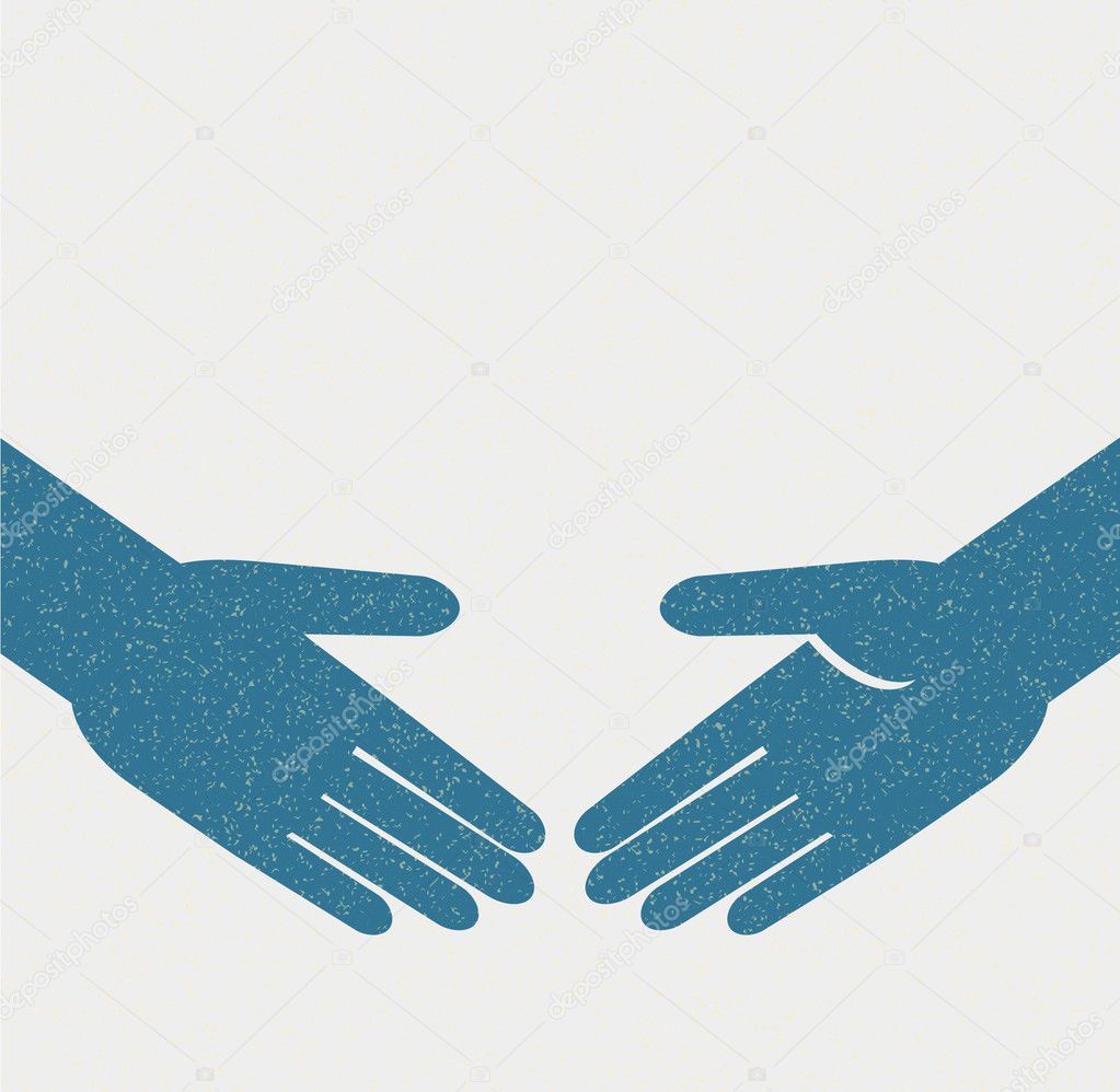 Agitar la mano Vector de stock #13676681 de ©file404