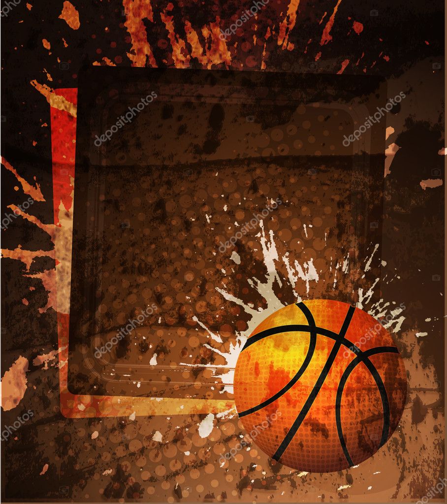 Basketball Advertising poster. Vector illustration — Stock Vector ...