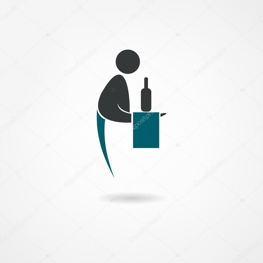 Waiter icon — Stock Vector © file404 #30384007 Waiter icon — Stock Vector © file404 #30384007
