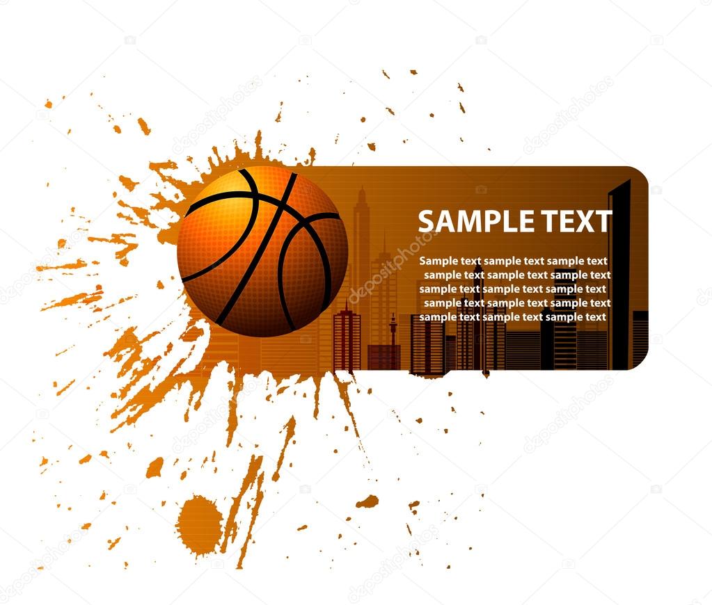 Design banner basketball — Stock Vector © file404 #31105011