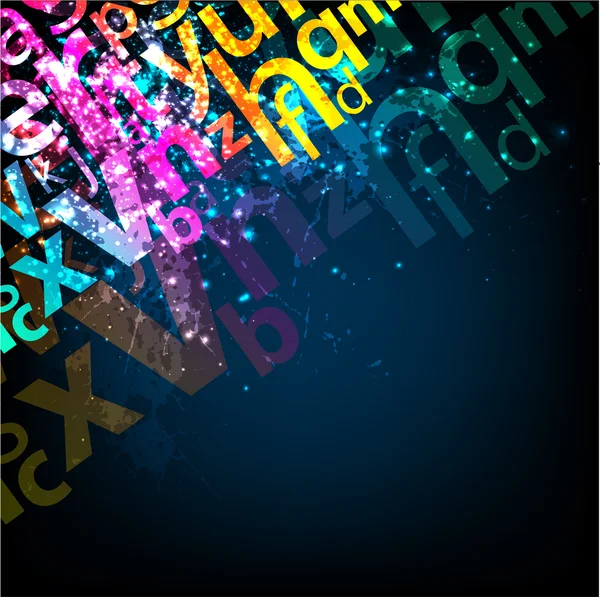 Abstract vector background with letters. Stock Illustration by ©file404 ...