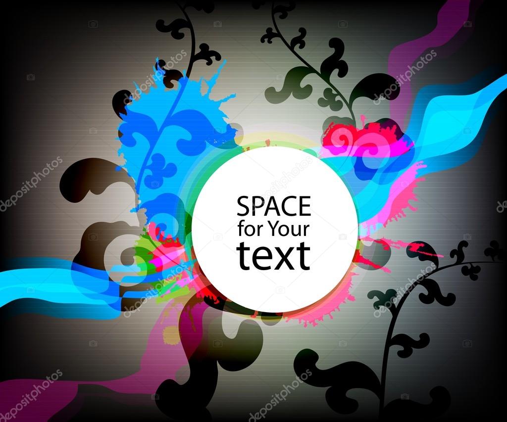 Colorful floral design Stock Vector by ©file404 32232601