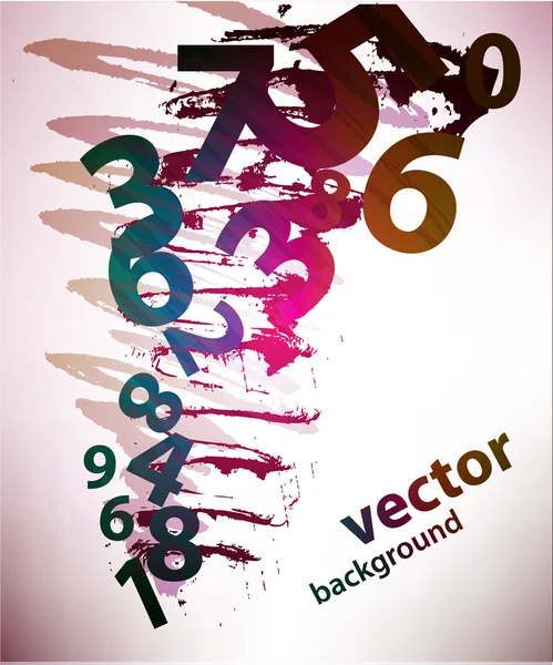 Numbers Background Stock Vector Image by ©file404 #14446891