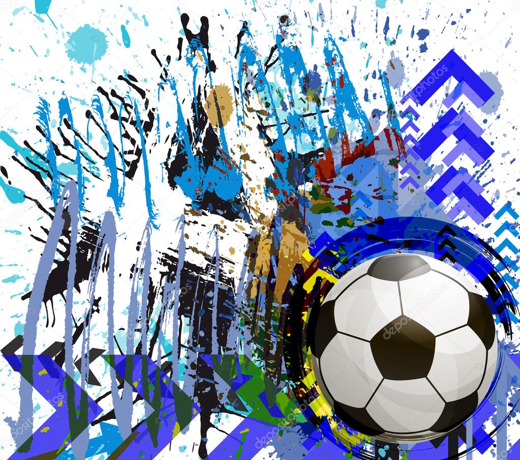 Vector football background Stock Vector by ©file404 32529185