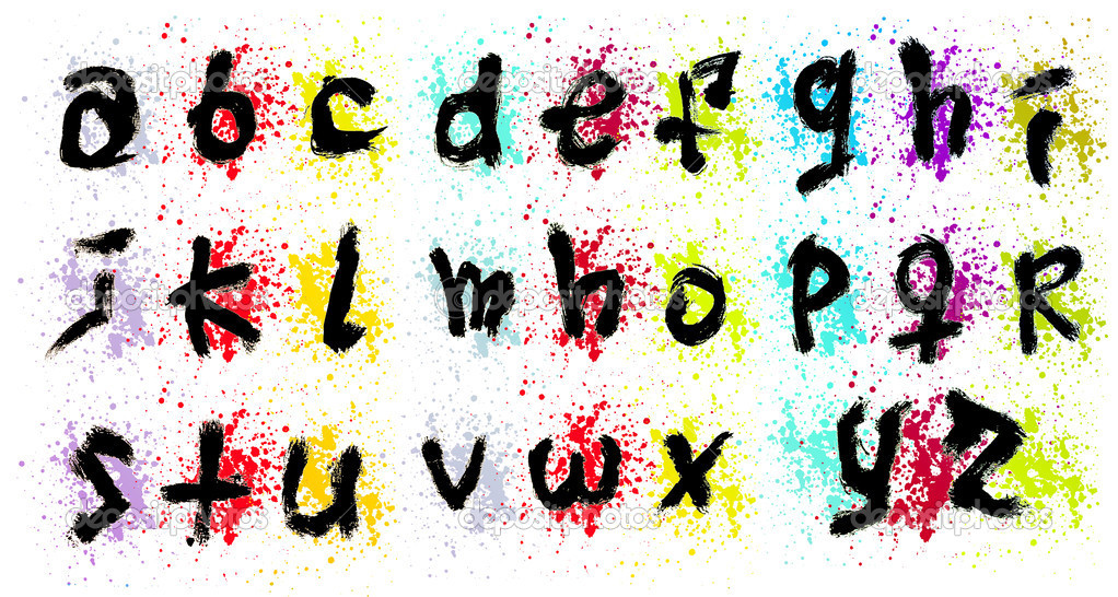 Alphabet design colorful Stock Vector by ©file404 32606327