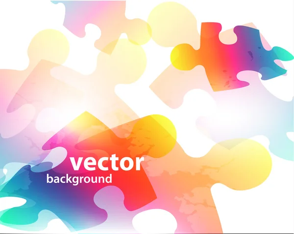 Vintage corporate background. abstract puzzle shape colorful vec Stock ...
