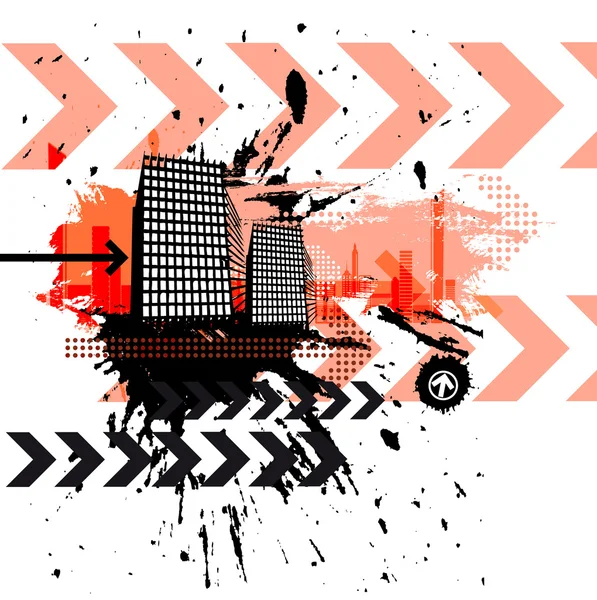 City grunge background Stock Vector Image by ©file404 #33123361