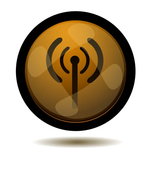 Wireless button Stock Vector by ©file404 31569225