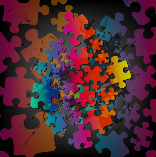Abstract puzzle background Stock Vector Image by ©file404 #32894447