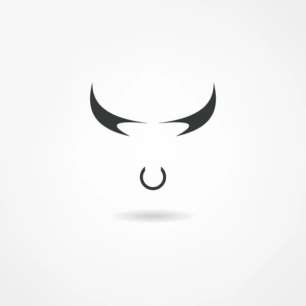Icono de toro imágenes de stock de arte vectorial | Depositphotos