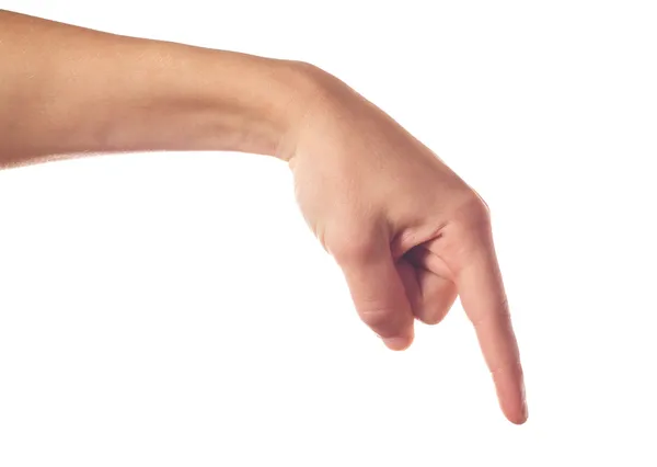 Hand Pointing Down Png