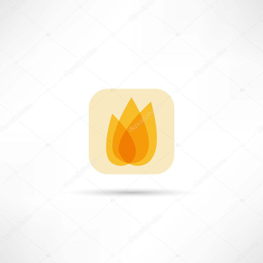 Flame icon Stock Vector Image by ©file404 #44735123