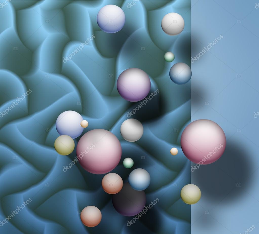 Abstract background with sphere Stock Photo by ©amuzica 22371109