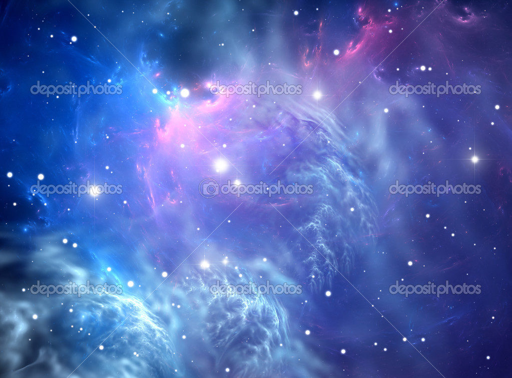Blue space nebula Stock Photo by ©Juric.P 48738753