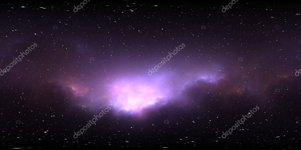 Espacio 360 grados nebulosa panorama, proyecci n equirectangular, mapa del medio ambiente ...