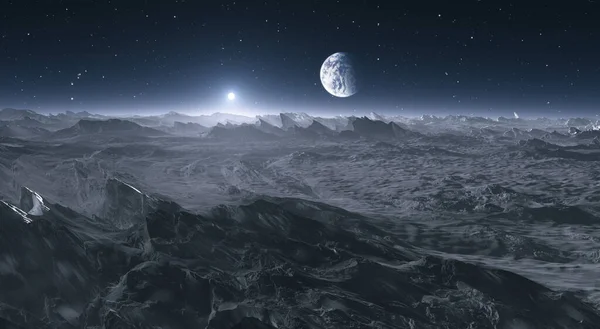 360 Degree View Earth's Moon Equirectangular Projection Environment Map ...