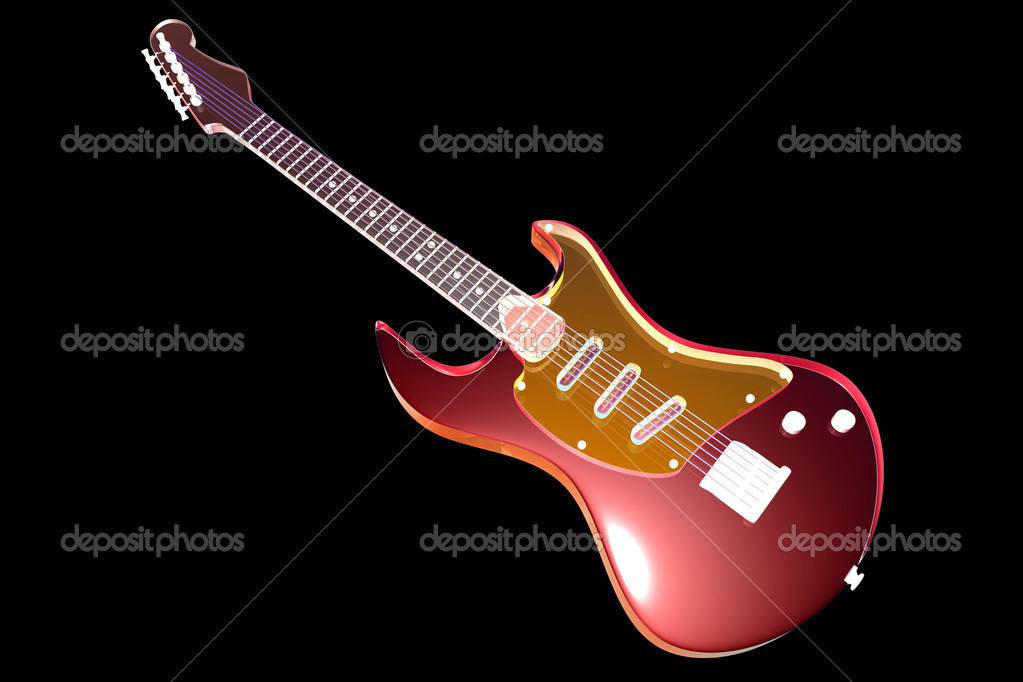 Transparent Guitar Stock Photo by ©Spectral 48261307