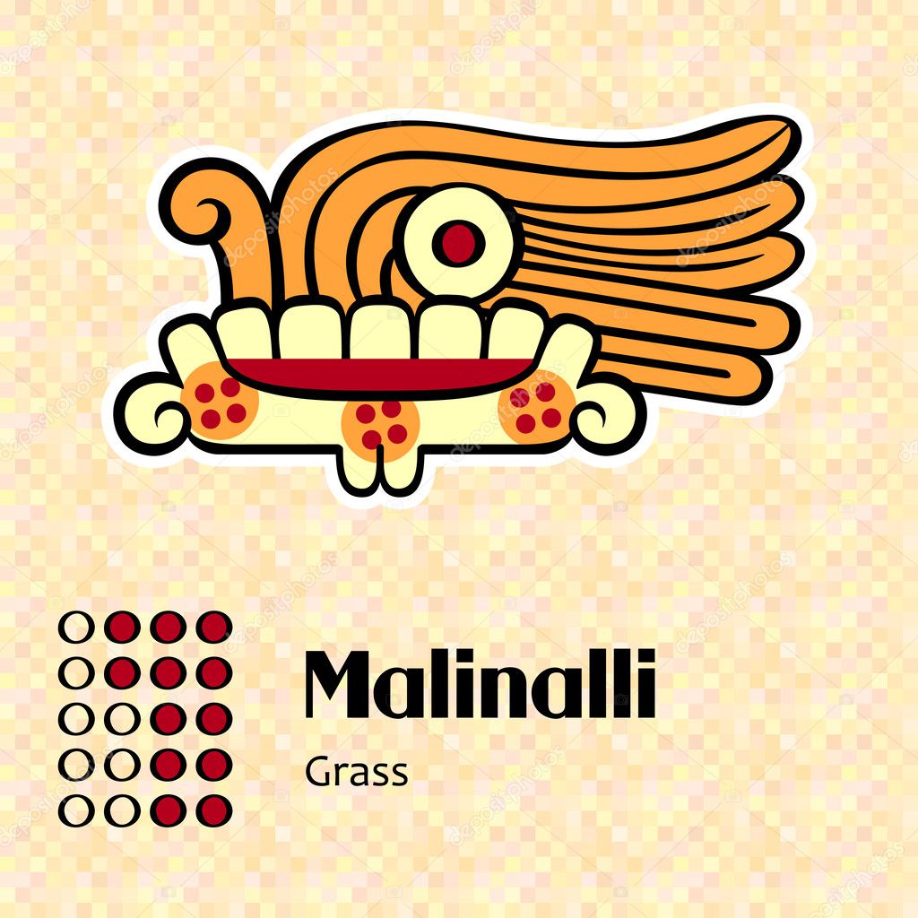 Aztec symbol Malinalli — Stock Vector © sahuad #12403461
