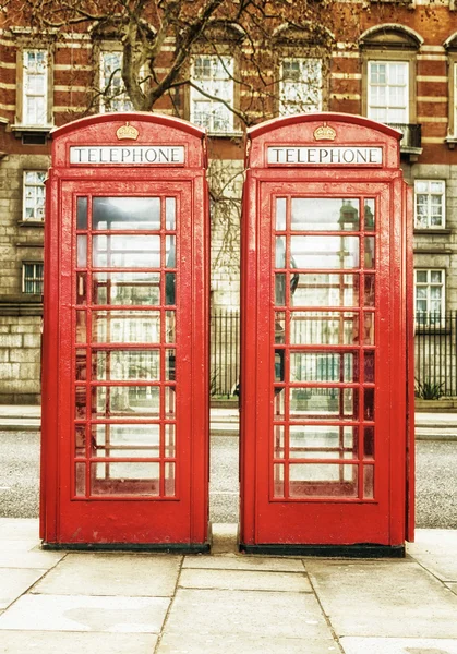 A red phone in London and Big Ben — Stock Photo © kmiragaya #2366795