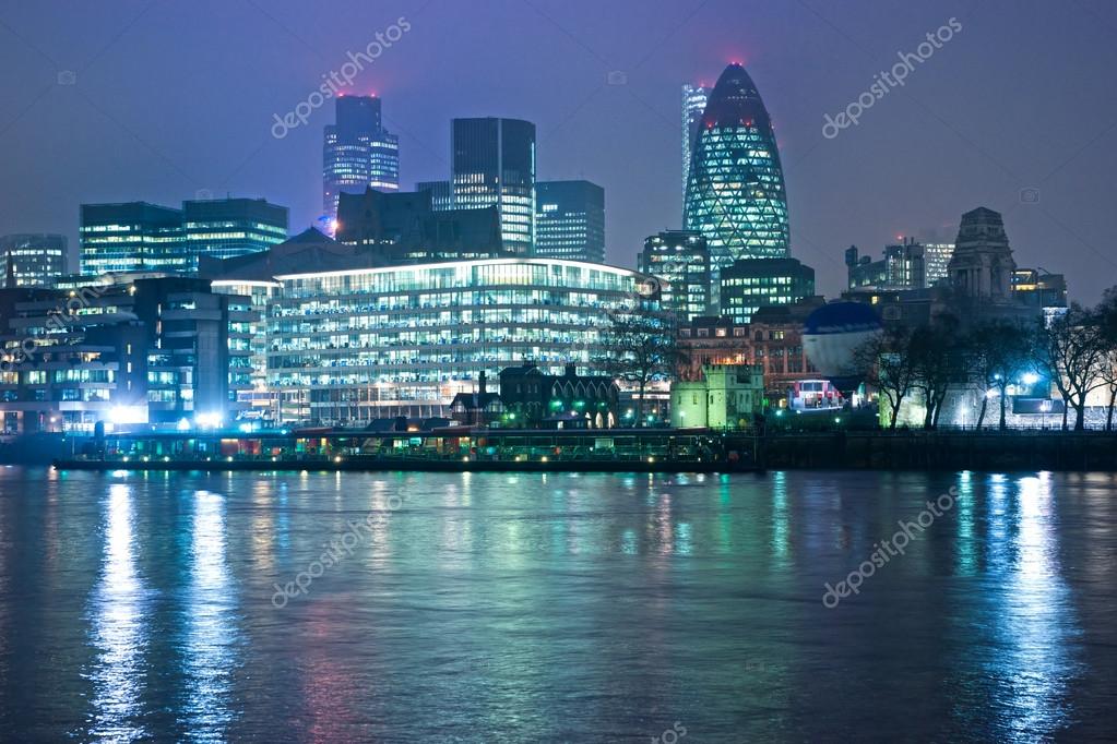 LONDON - MARCH 16: The modern glass offices of the Swiss Re Gher ...