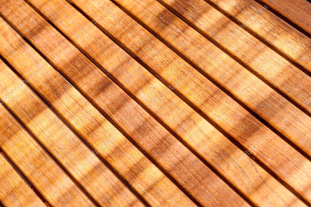 Teak wood table — Stock Photo © masterlu #26462107
