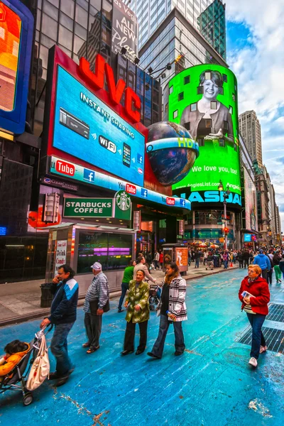 Times Square, featured with Broadway Theaters and animated LED signs ...