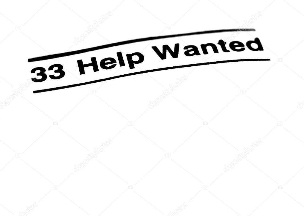 Help Wanted Newspaper Clipart