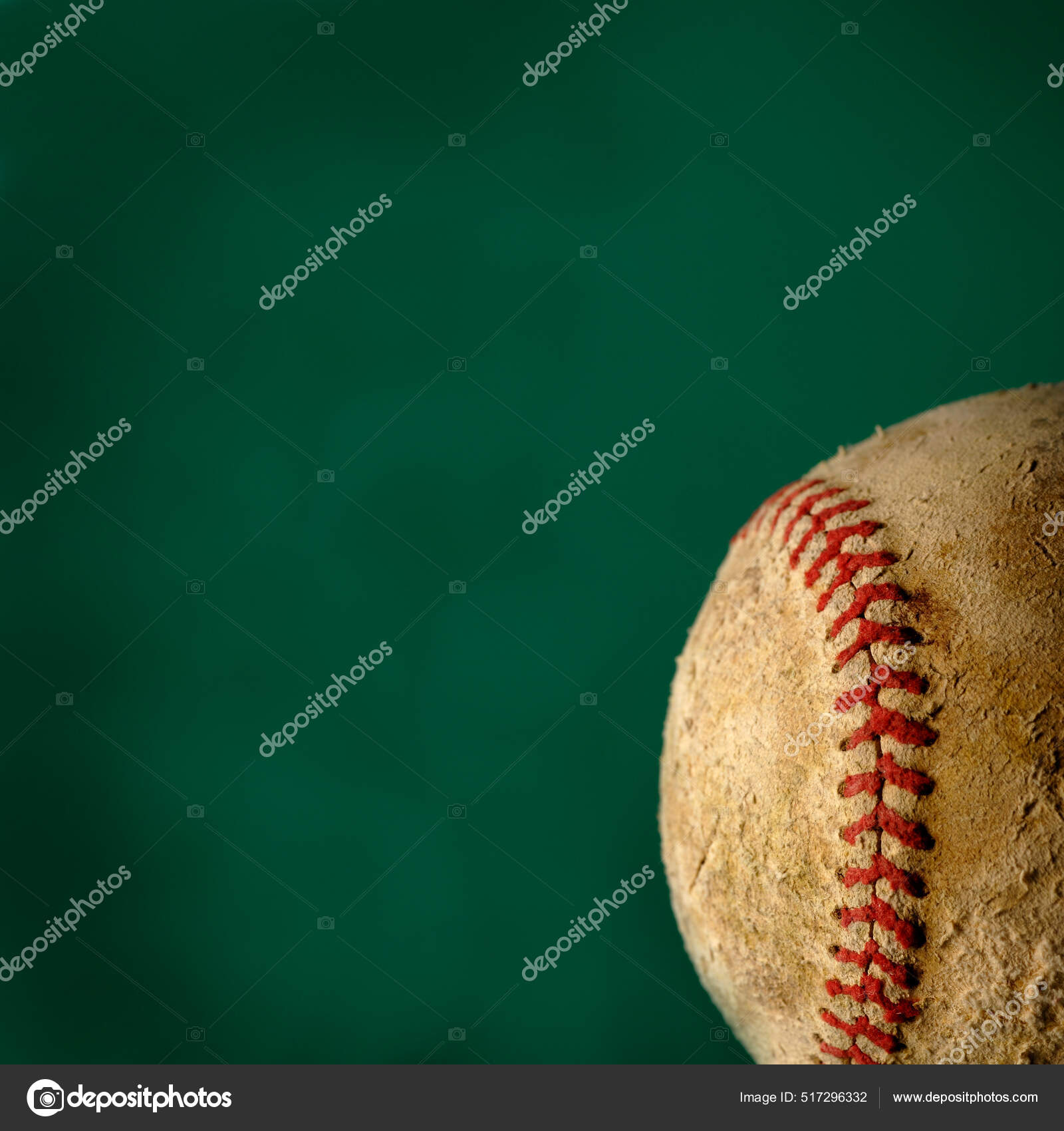 Old Worn Baseball Leather Texture Sport Recreation Wear Tear — Stock ...