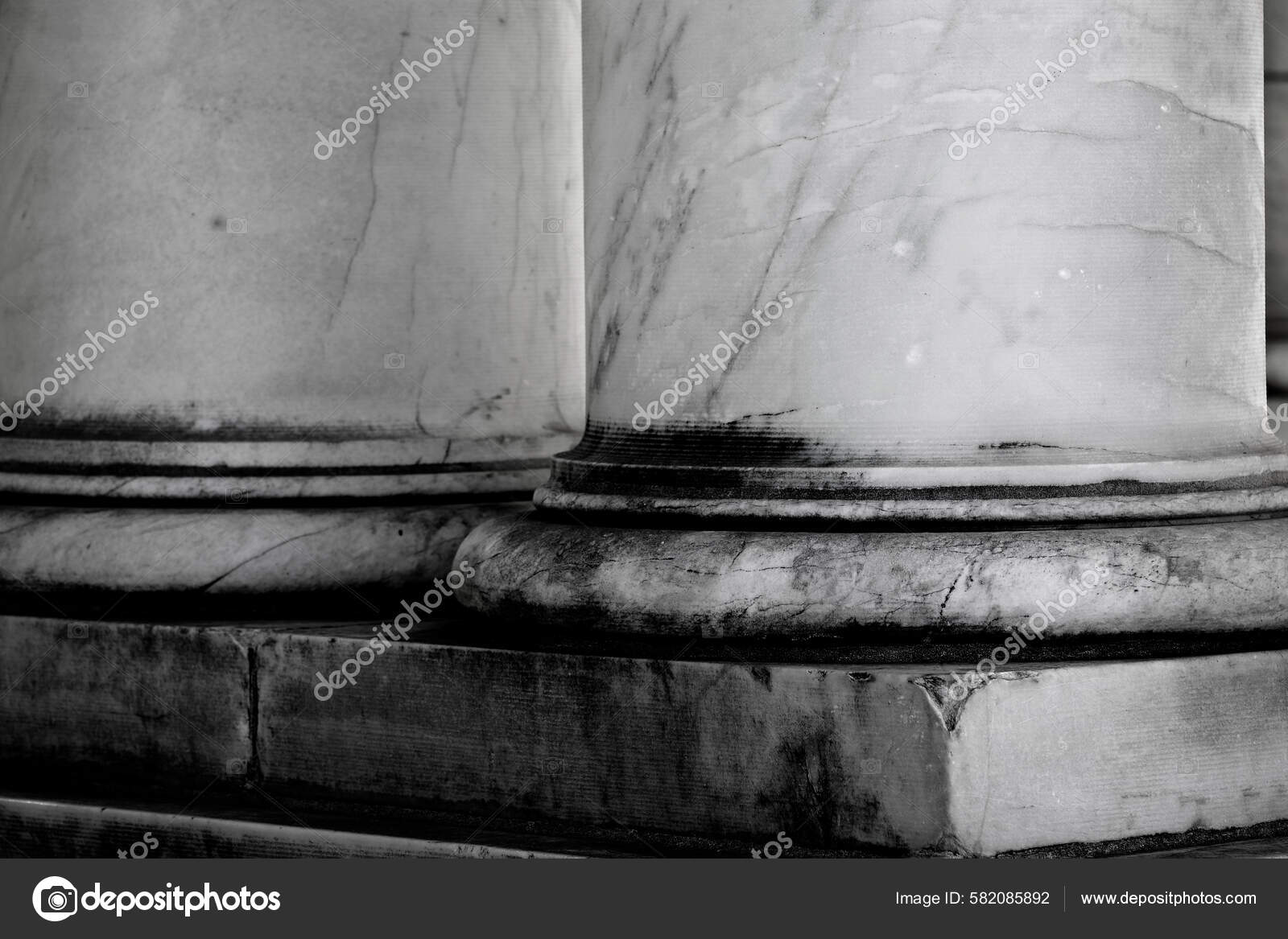 Columns Marble Building Pavilion Showing Architecture Design Decorative ...