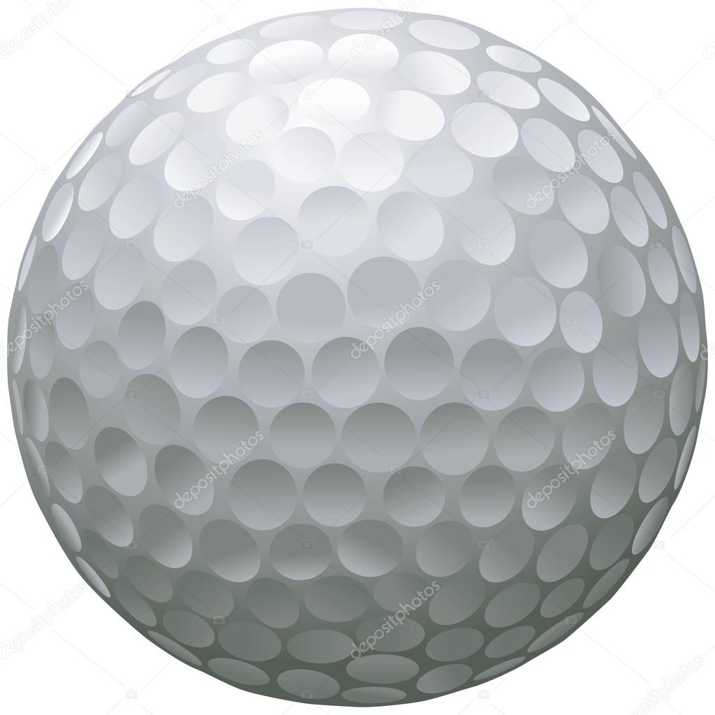 Isolated Golf Ball Stock Vector By ©tezzstock 13766151