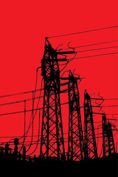 Powerline Vector Art Stock Images | Depositphotos
