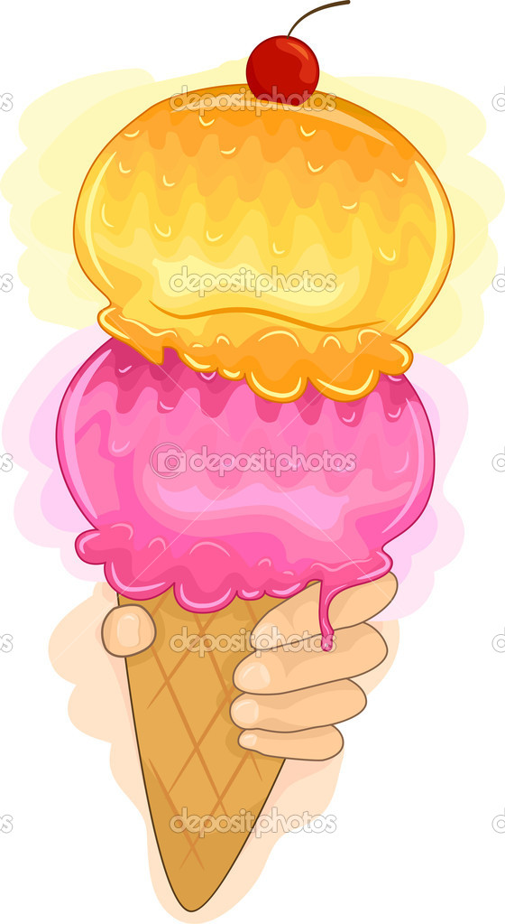 Ice Cream Stock Illustration by ©lenmdp #12583385