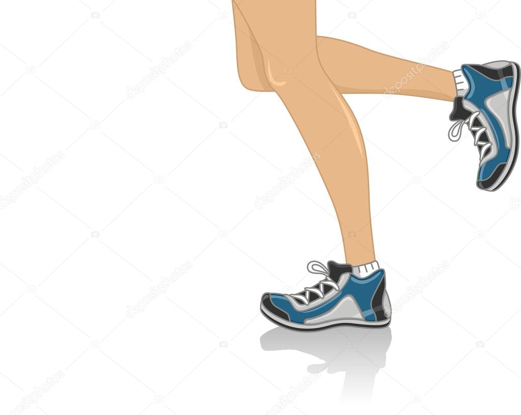 Running Legs Stock Illustration by ©lenmdp #12583611