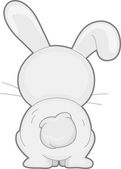 Rabbit (rear view) — Stock Photo © FotoJagodka #5278723