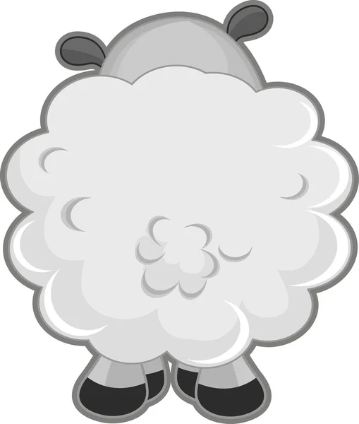Sheep Back View — Stock Photo © lenmdp #13488255