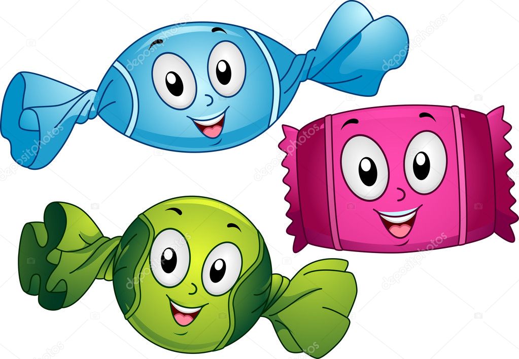 Candies Mascot Stock Photo by ©lenmdp 13488057