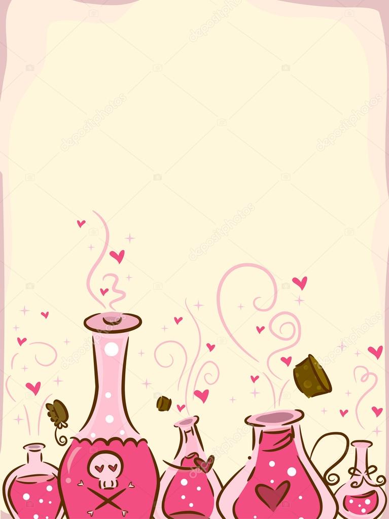 Love Potion Background Stock Illustration by ©lenmdp #16046635