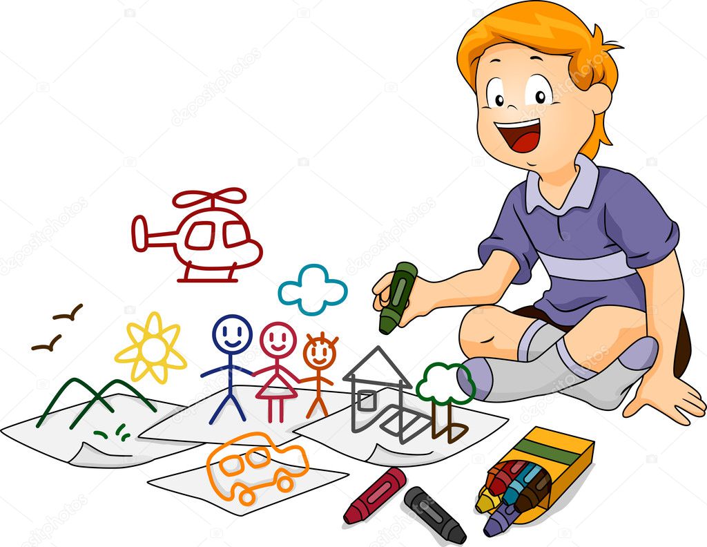 Doodles Boy Stock Illustration by ©lenmdp #19415431