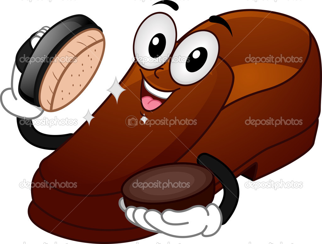 Shoe Shine Mascot Stock Illustration by ©lenmdp #23304212