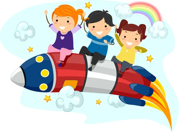 Kids and rocket Stock Photos, Royalty Free Kids and rocket Images ...