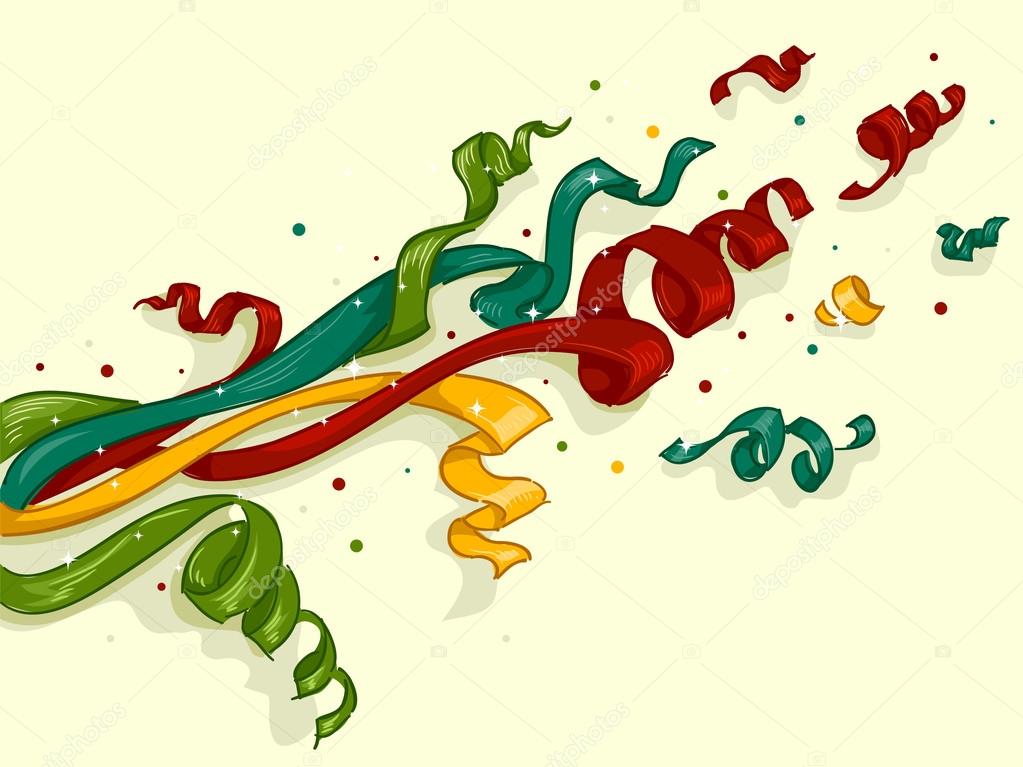 Ribbon Pop Stock Illustration by ©lenmdp #26419833