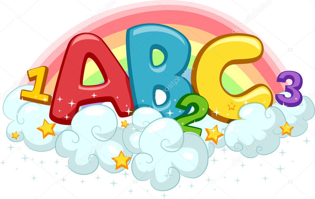 Abc 123 Border Clip Art