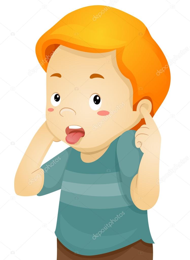 Plugging Ears Clipart