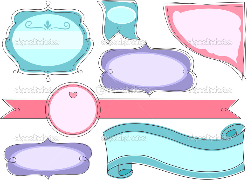 Pretty Label Clipart