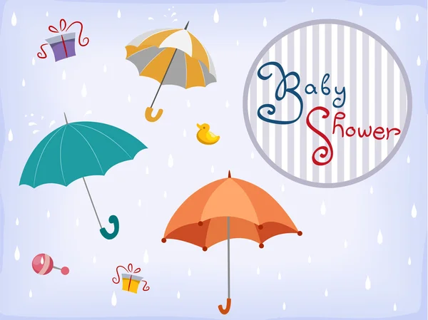 Baby Shower Umbrella Clip Art Black And White